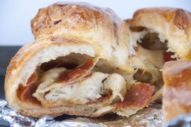 Pepperoni Pizza Bread | Wishes and Dishes