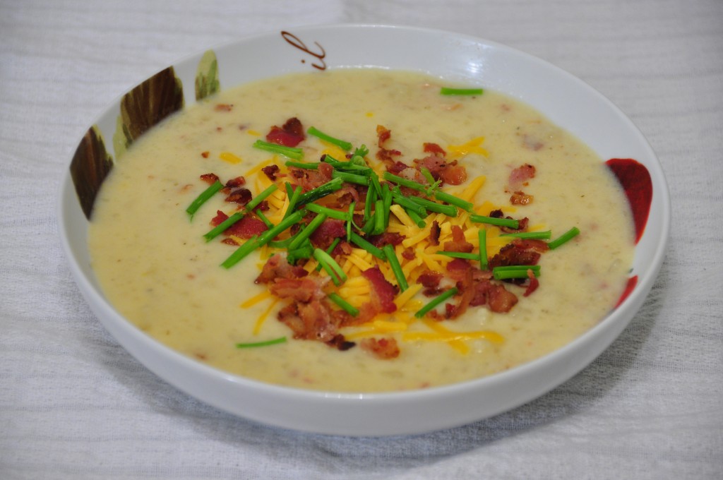 Crock Pot Loaded Baked Potato Soup Wishes And Dishes