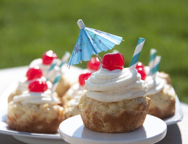 Giant Pina Colada Cookie Cups