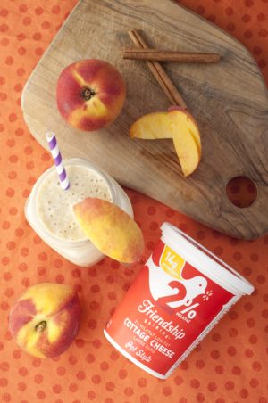 Peach Pie Protein Shake | Wishes and Dishes