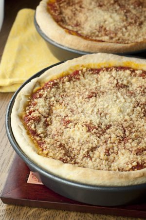 Chicago-Style Deep Dish Pizza | Wishes and Dishes