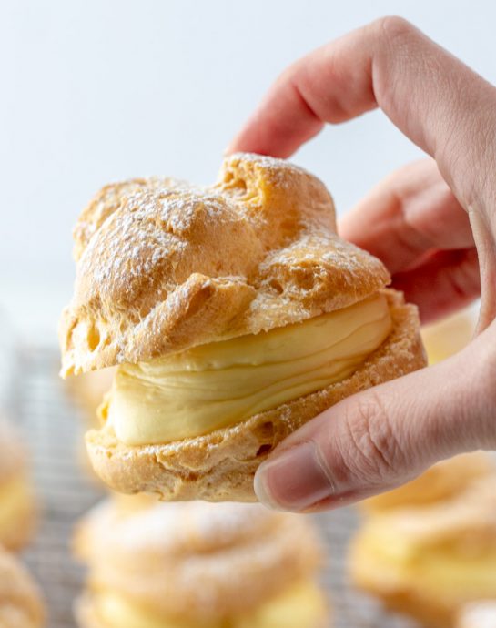 Homemade Cream Puffs | Wishes and Dishes