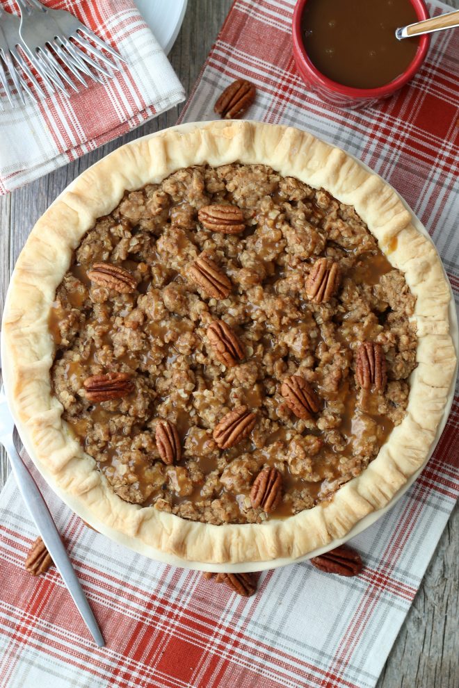Caramel Apple Pie | Wishes and Dishes