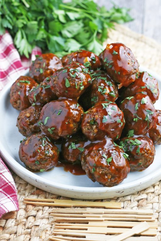 Bacon Bourbon Homemade Meatballs | Wishes and Dishes