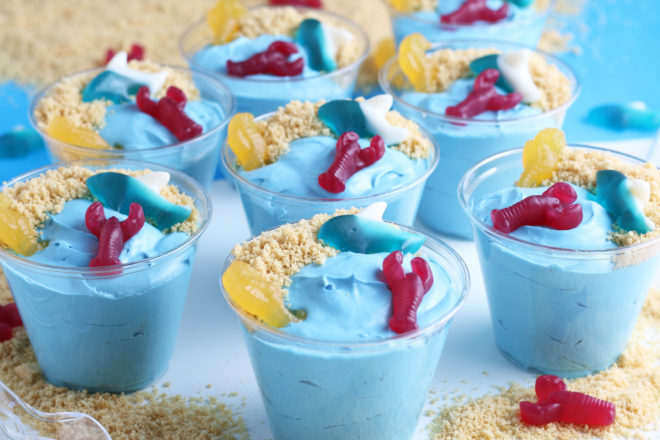 Beach Sand Pudding Cups | Wishes and Dishes