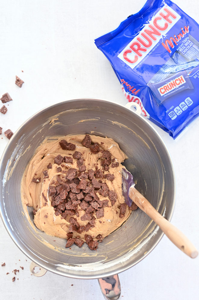 Peanut Butter Crunch Bar Dip | Wishes and Dishes