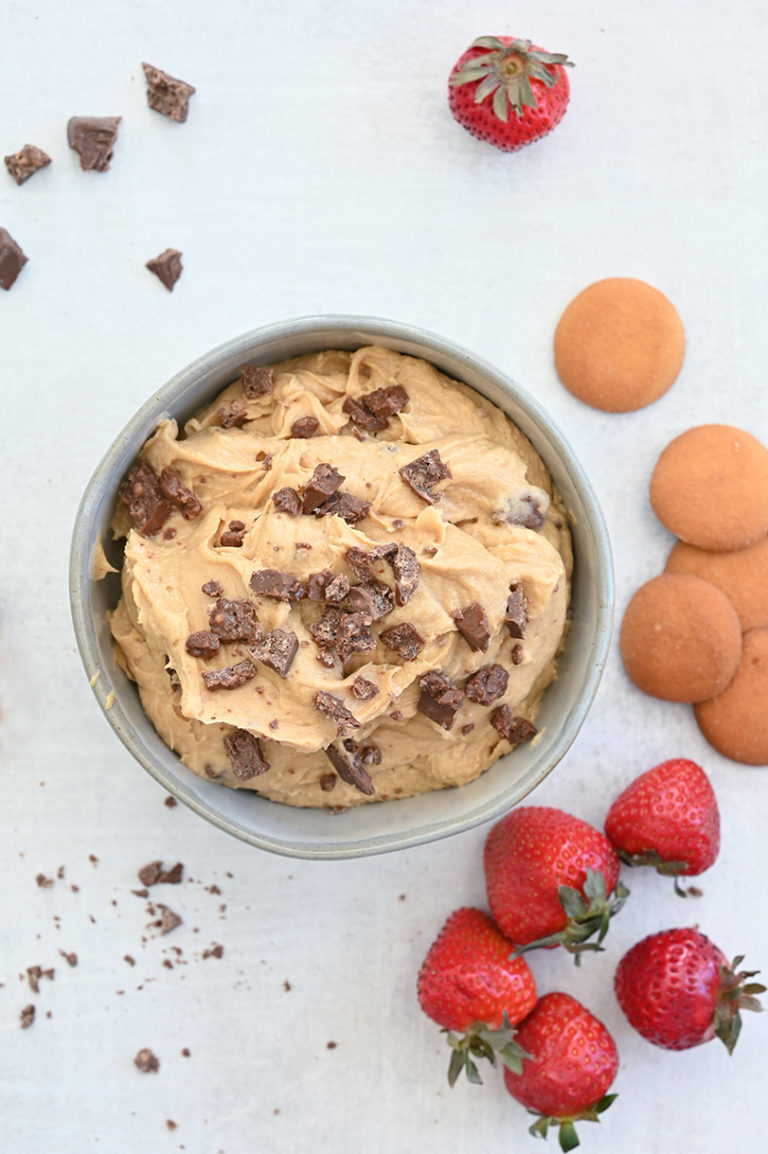 Peanut Butter Crunch Bar Dip | Wishes and Dishes