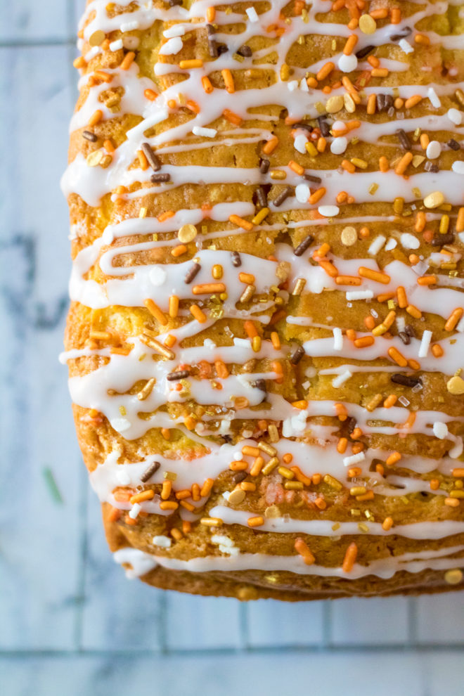 Fall Confetti Sweet Bread | Wishes and Dishes
