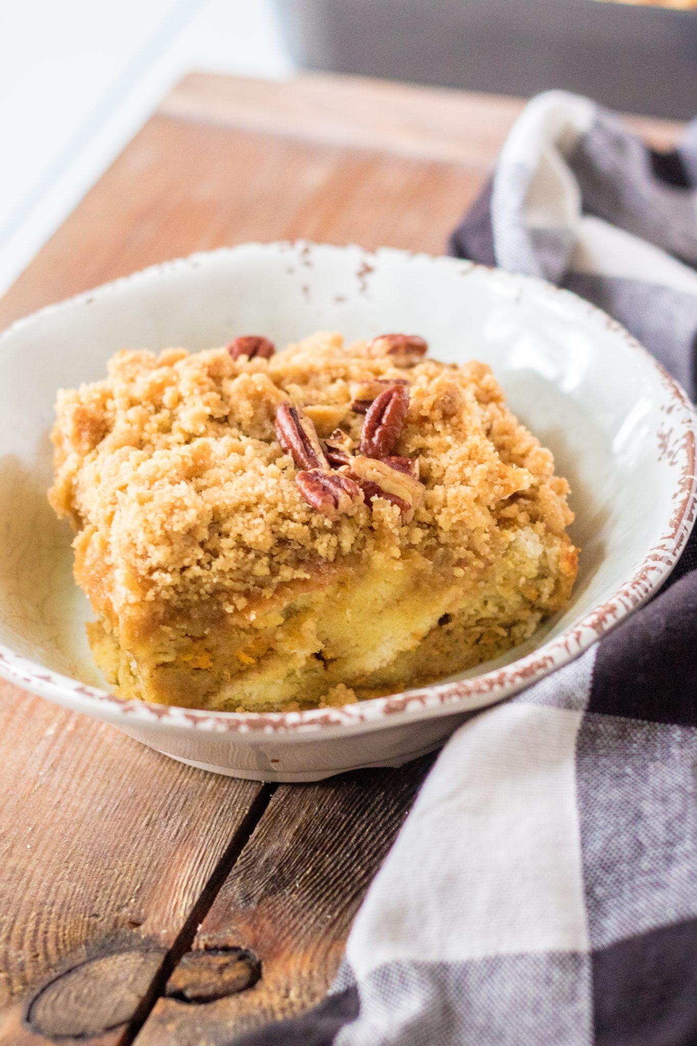 Sweet Potato French Toast Casserole | Wishes and Dishes