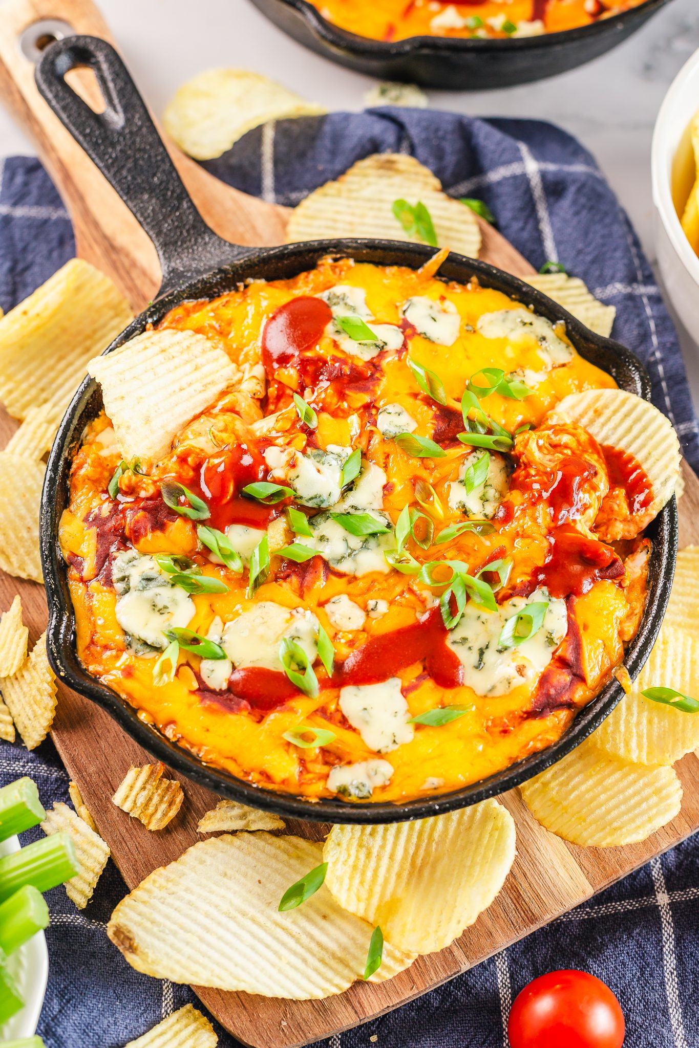 Buffalo Chicken Wing Dip | Wishes and Dishes