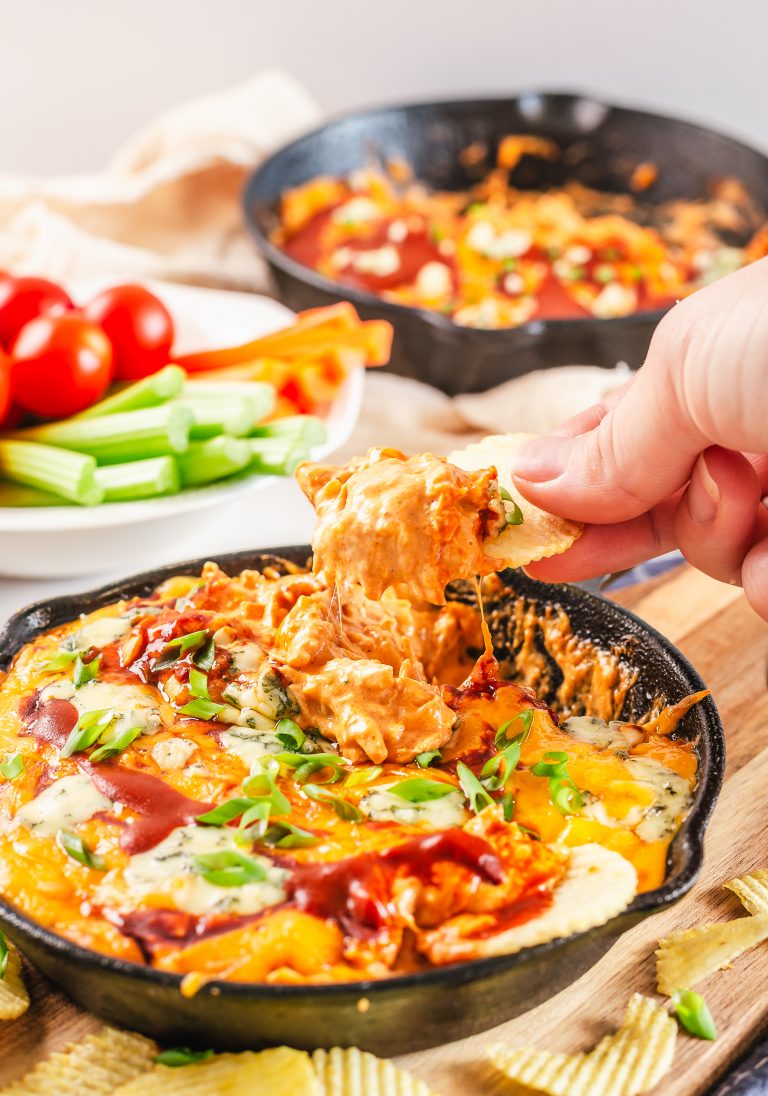 Buffalo Chicken Wing Dip | Wishes and Dishes
