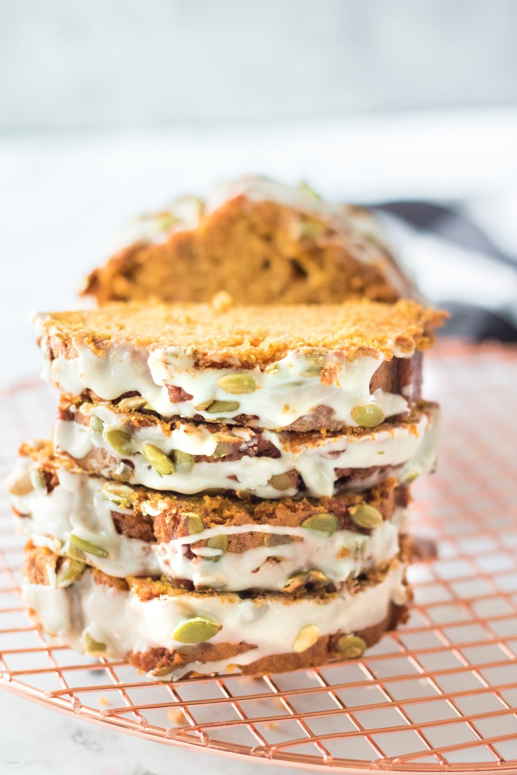 Maple-Glazed Pumpkin Bread | Wishes and Dishes