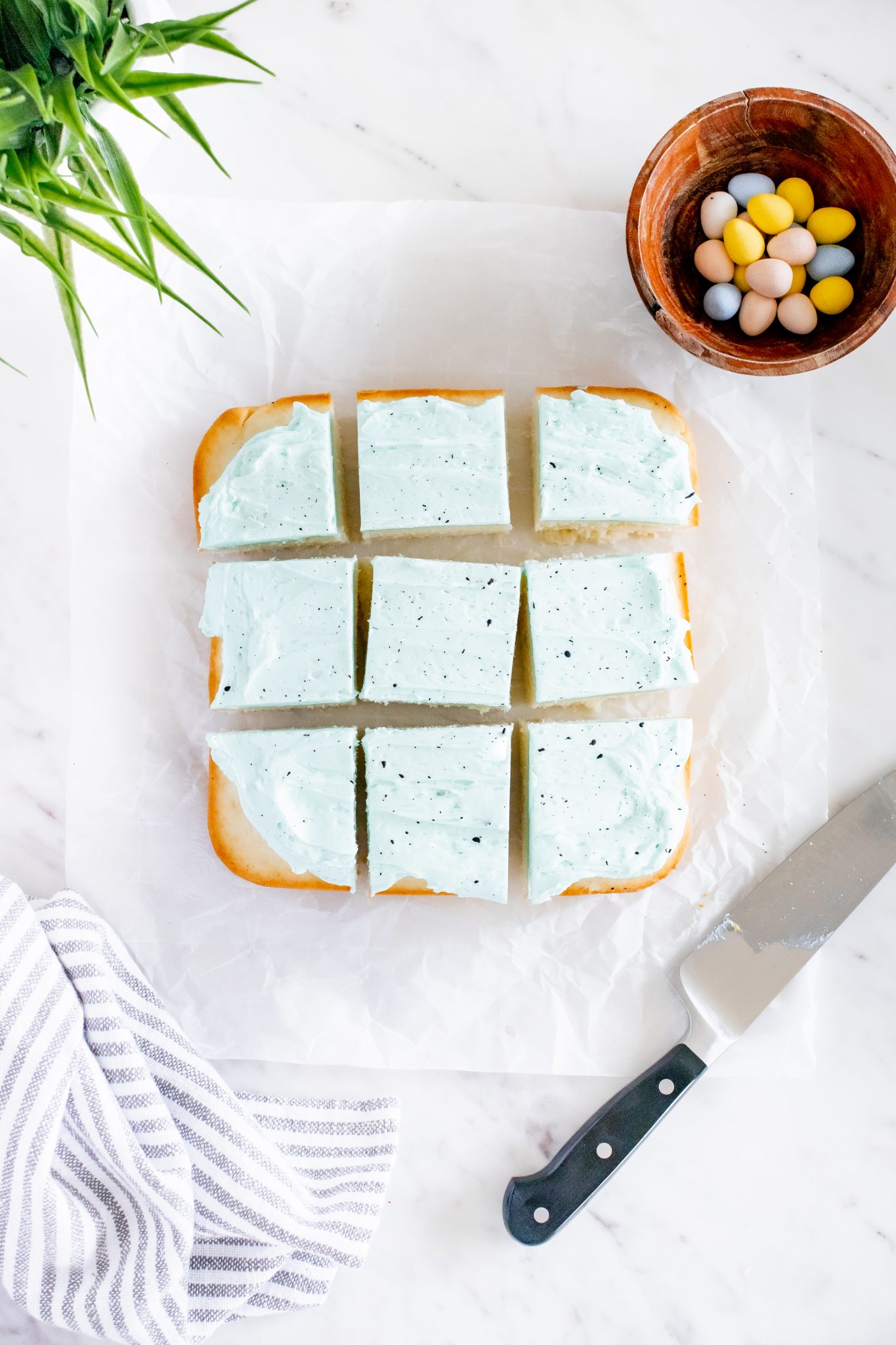 Speckled Egg Snack Cake | Wishes and Dishes