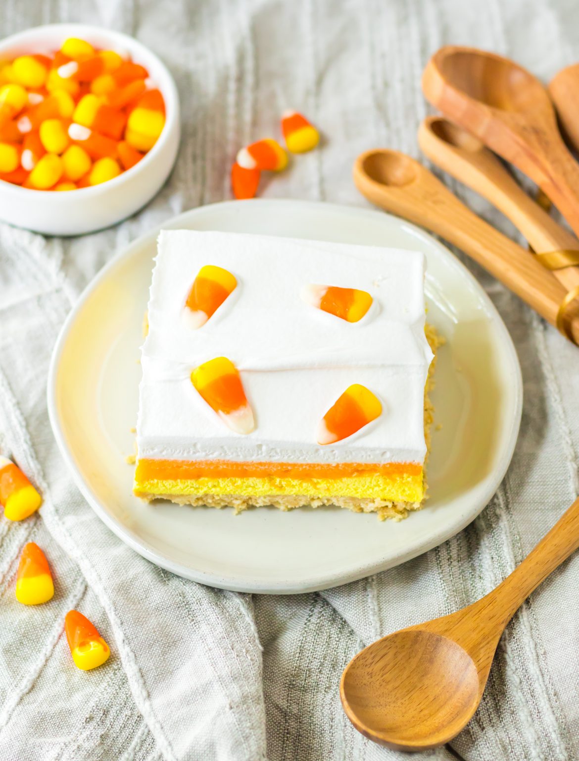 Candy Corn Lush | Wishes and Dishes