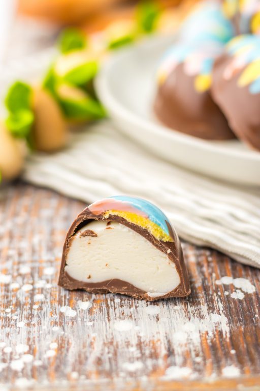 Easter Marshmallow Eggs | Wishes and Dishes