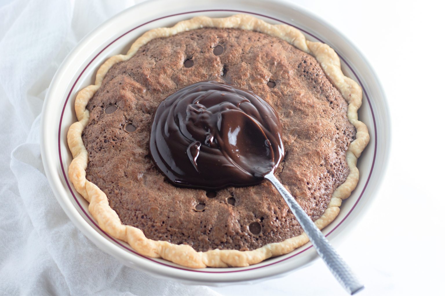 Cosmic Brownie Pie | Wishes and Dishes