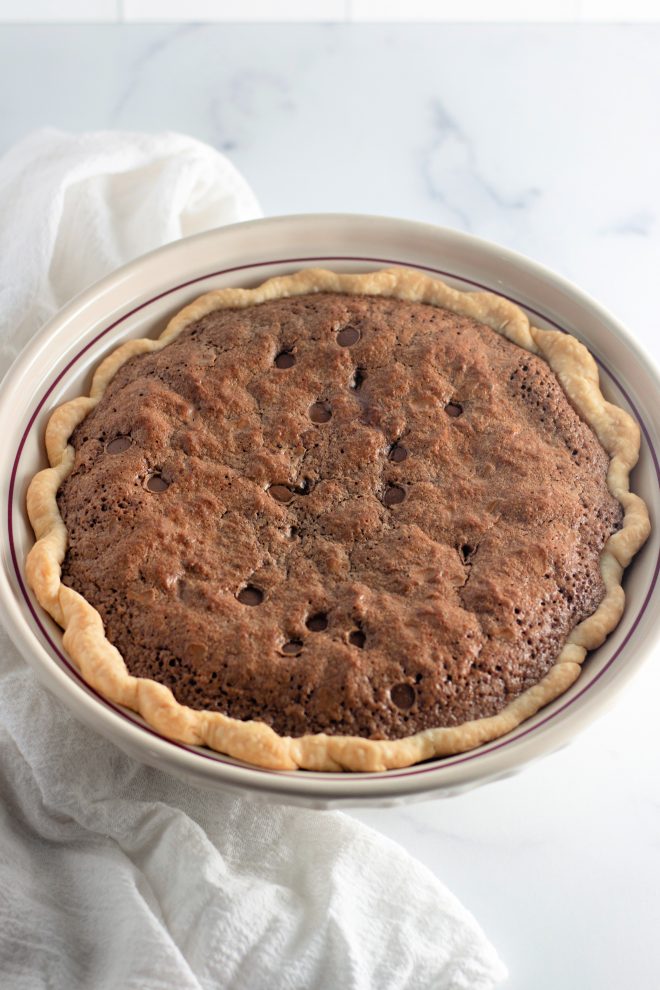 Cosmic Brownie Pie | Wishes and Dishes